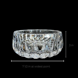 Gorham Full Lead Crystal Nachtmann Germany Althea Cut Crystal Dish Made ...