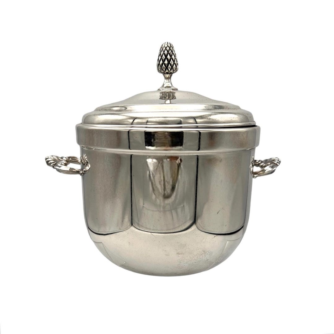 Silver-plated Ice Bucket by Kent Silversmiths, This Exquisite Piece ...