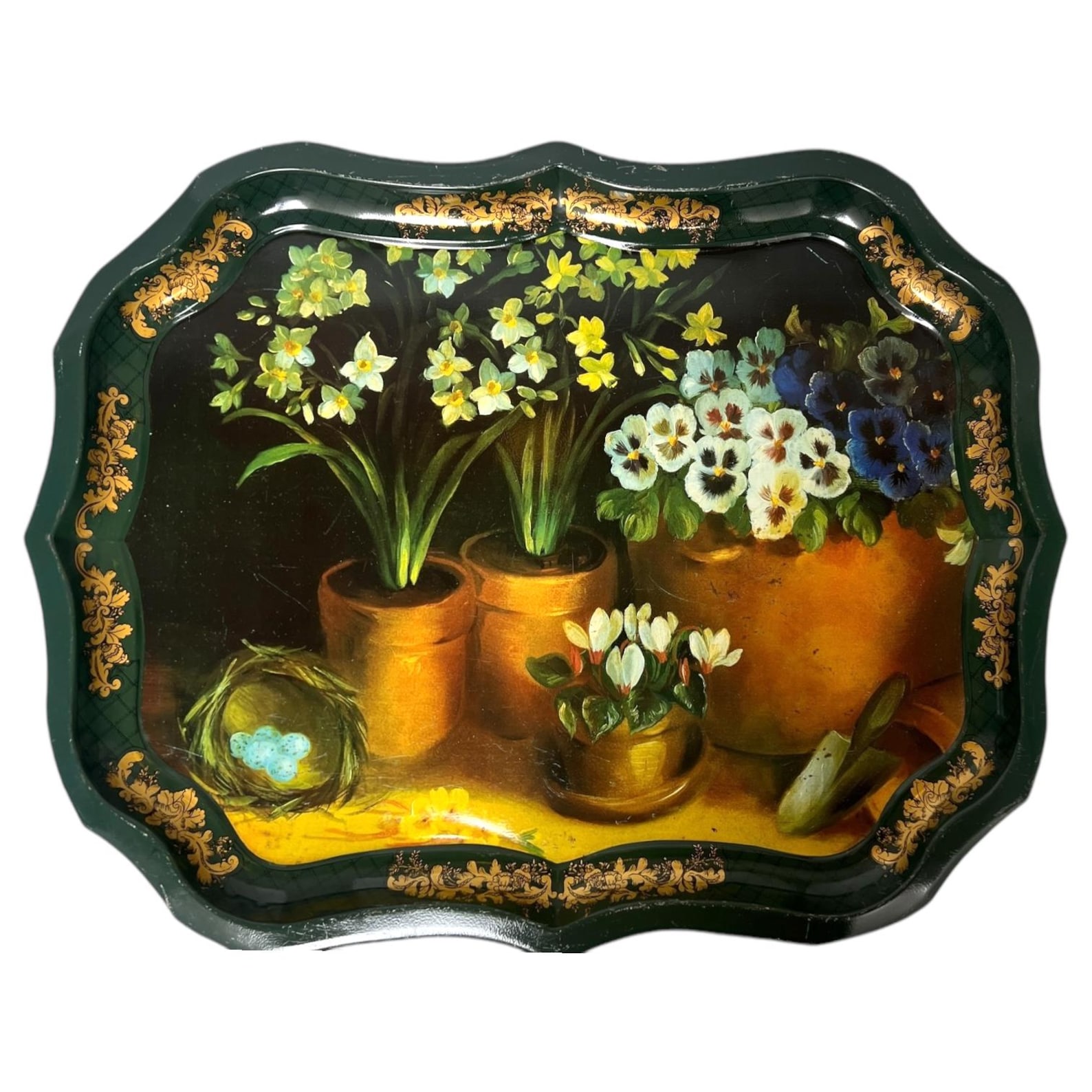 Iam Logan Toleware 1993 Serving Tray, Painting by Lucy Neil ...
