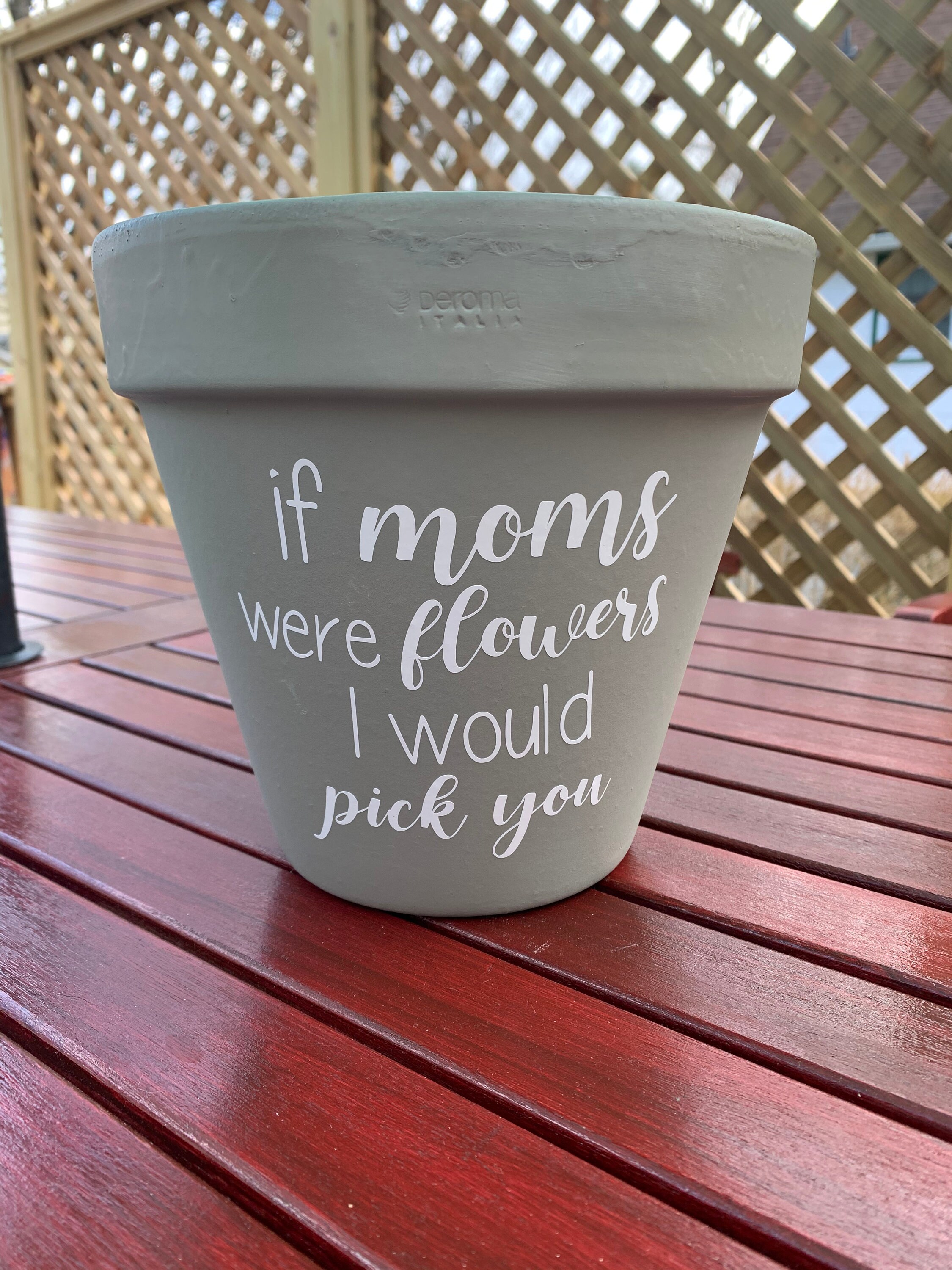 Painted Flower Pots, Mother’s Day Gift, Custom Painted Pots ...