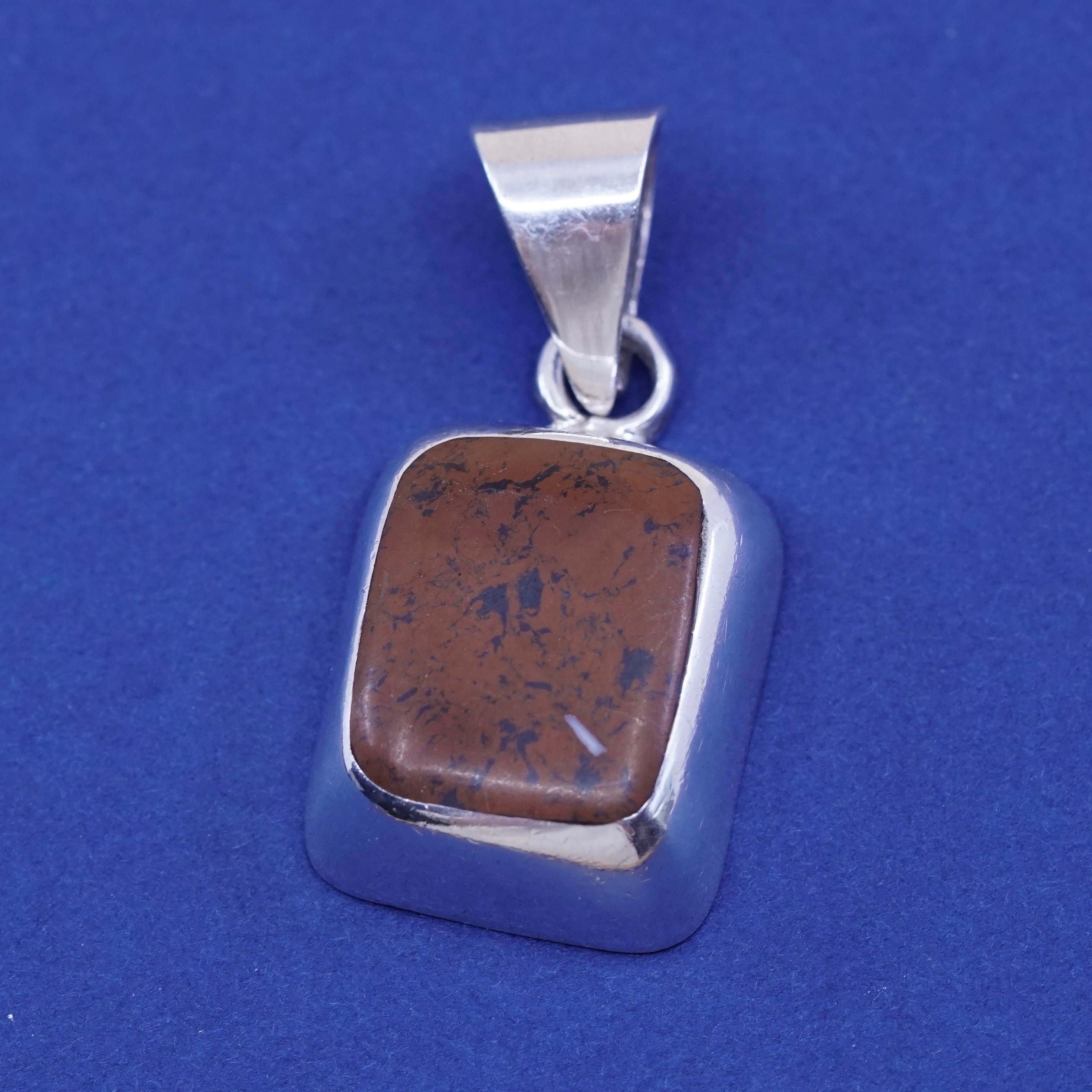 Vintage Mexico Sterling 925 Silver Handmade Pendant With - Etsy