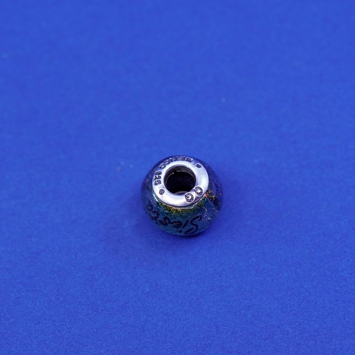 QG Mexico Sterling Silver Handmade Bead Pendant 925 Charm | Etsy