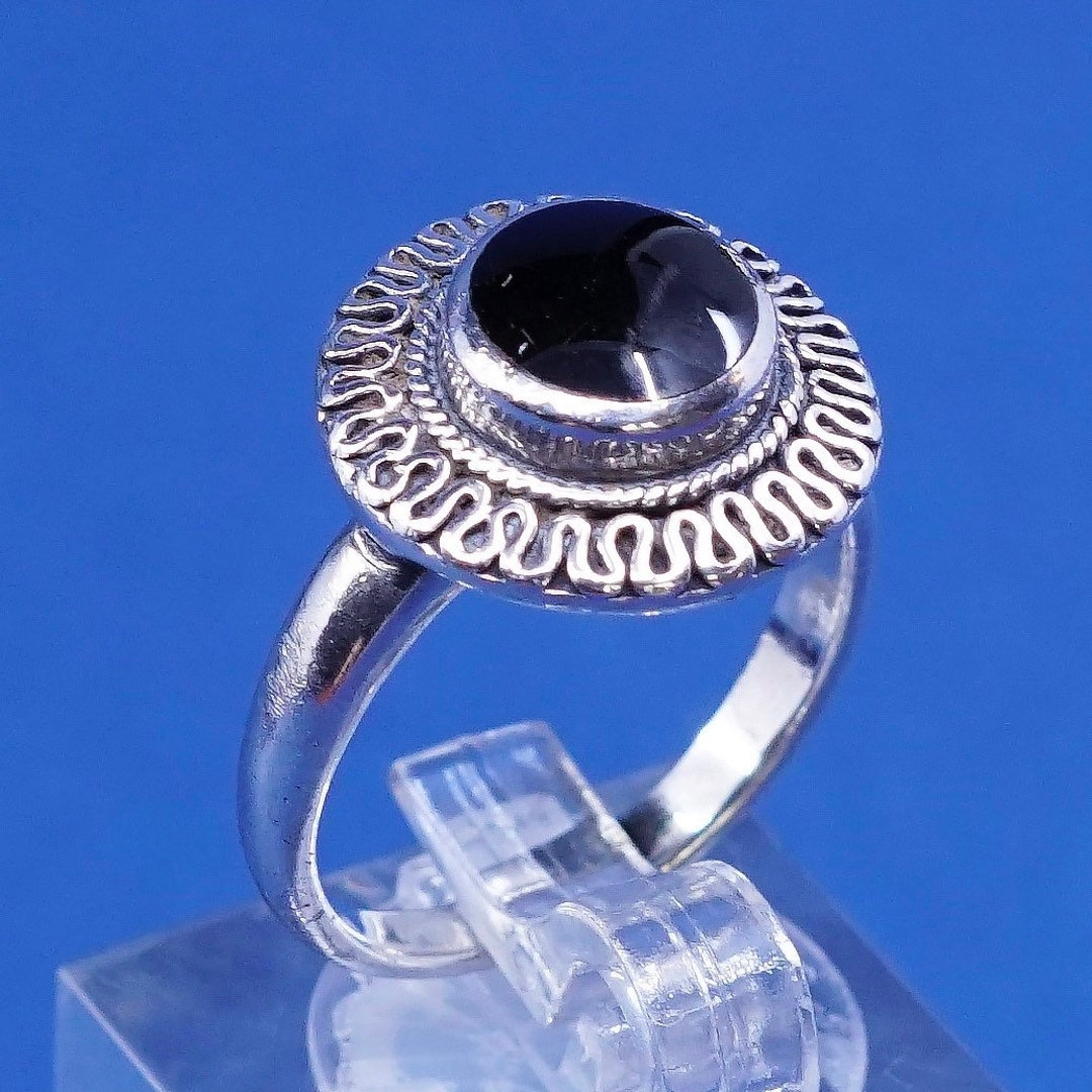 Size 7.25, 510006 Vintage Sterling Silver Handmade Ring, Solid 925 ...