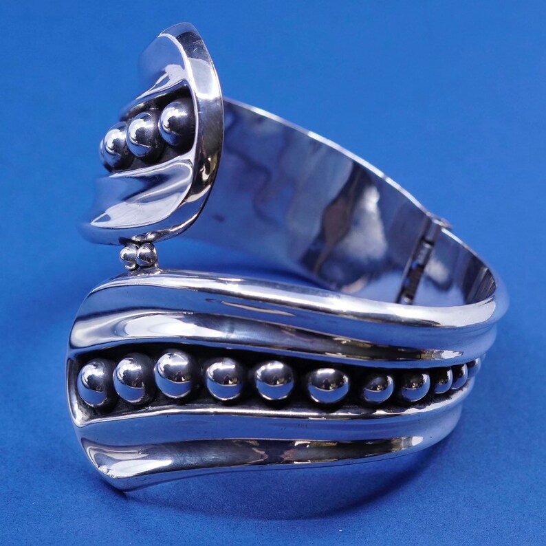 7 Vintage 560067 Sterling Silver Handmade Bracelet - Etsy