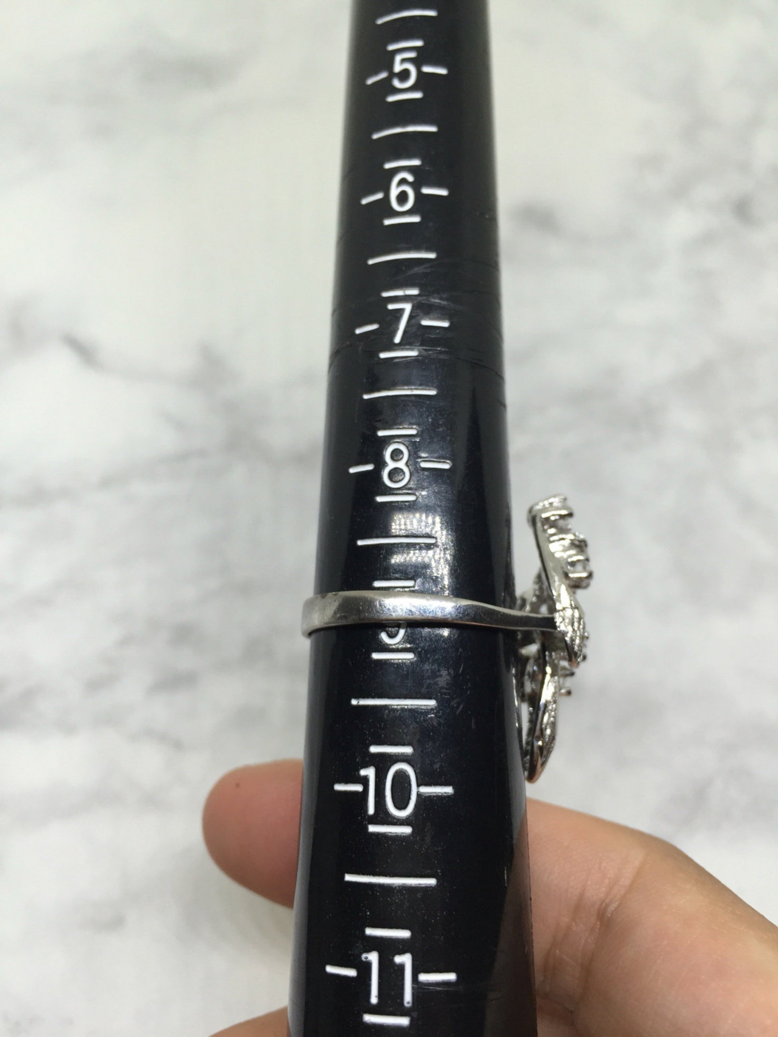 Size 9 vintage 510192 Sterling silver handmade ring solid | Etsy