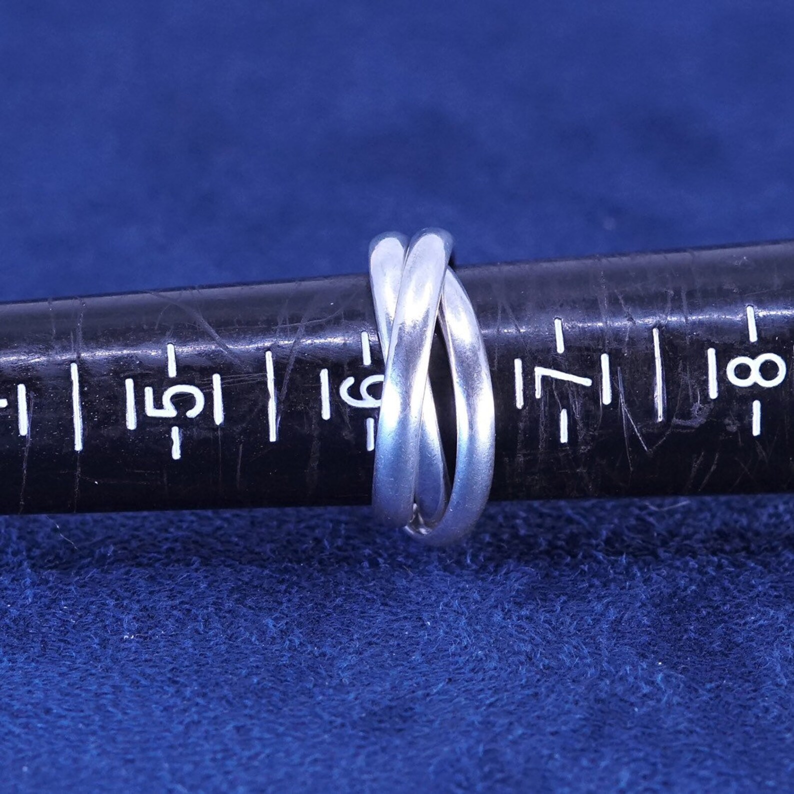 Size 6.25 Vintage 510522 Sterling Silver Handmade Ring - Etsy