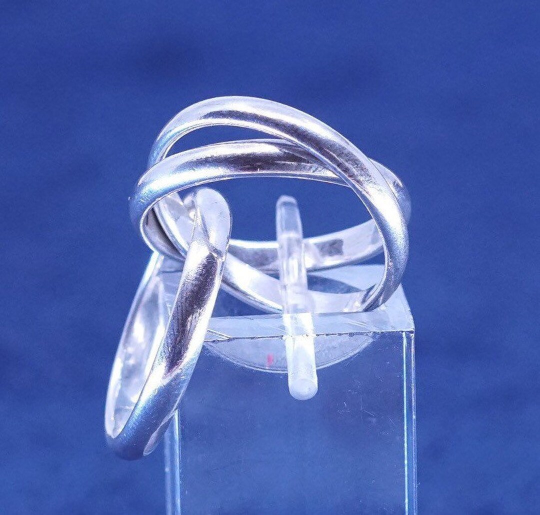 Size 6.25, Vintage 510522 Sterling Silver Handmade Ring, Solid 925 ...