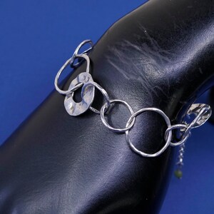 7.250.5, SILPADA 530223 B1317 Sterling Silver 925 Hammered Flat Circle ...