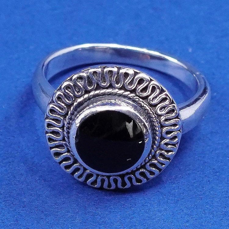 Size 7.25 510006 vintage Sterling silver handmade ring | Etsy