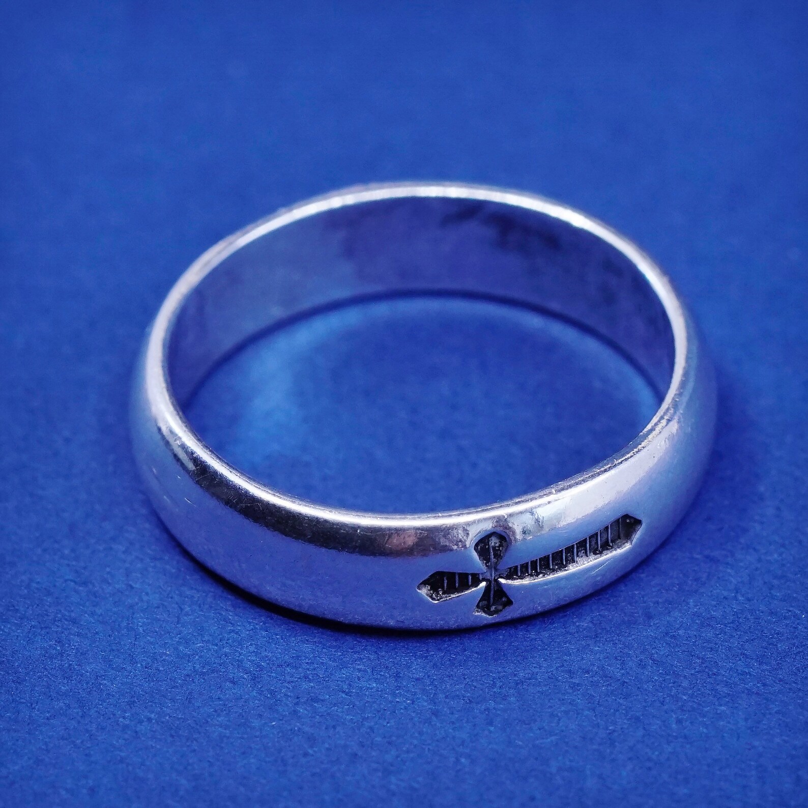 Size 12 Vintage BSD Sterling Silver Handmade Ring 925 Band - Etsy