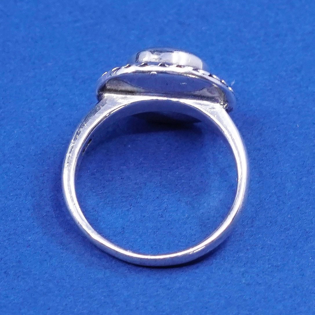 Size 7.25 510006 vintage Sterling silver handmade ring | Etsy