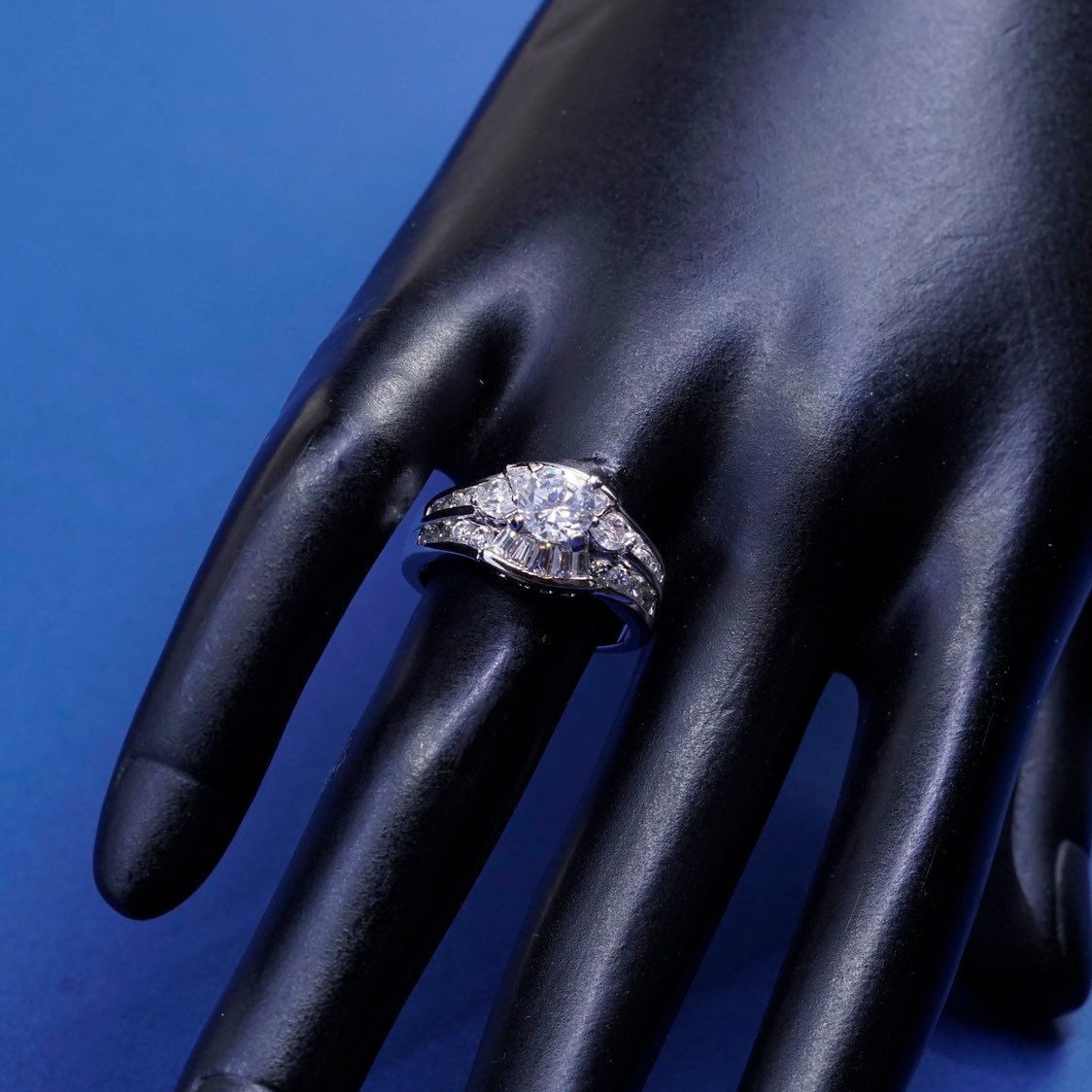 Size 7.25 vintage 510545 Sterling silver ring solid 925 | Etsy