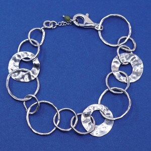 7.250.5, SILPADA 530223 B1317 Sterling Silver 925 Hammered Flat Circle ...