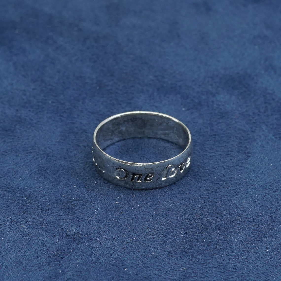 Size 9.25 Vintage 510550 Sterling Silver Handmade Ring - Etsy