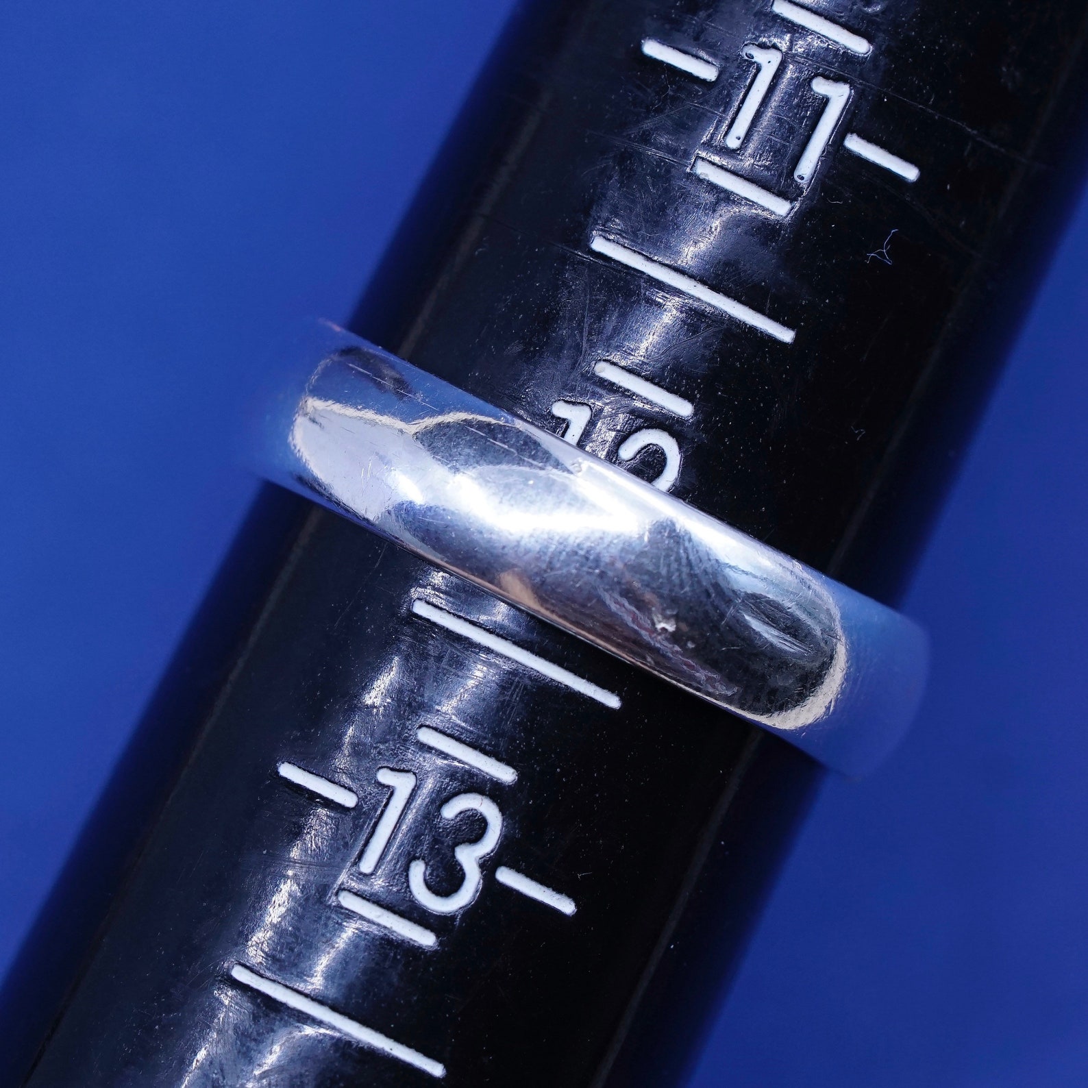 Size 12 vintage BSD Sterling silver handmade ring 925 band | Etsy