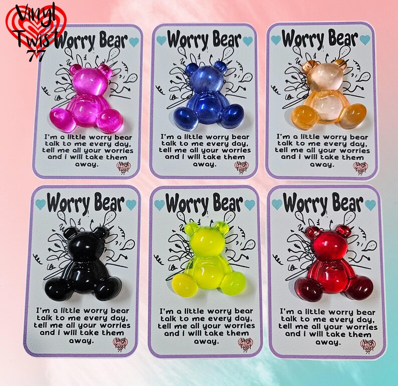 Pocket Hug Resin Worry Bear – Mini Teddy for Comfort & Support - Etsy UK