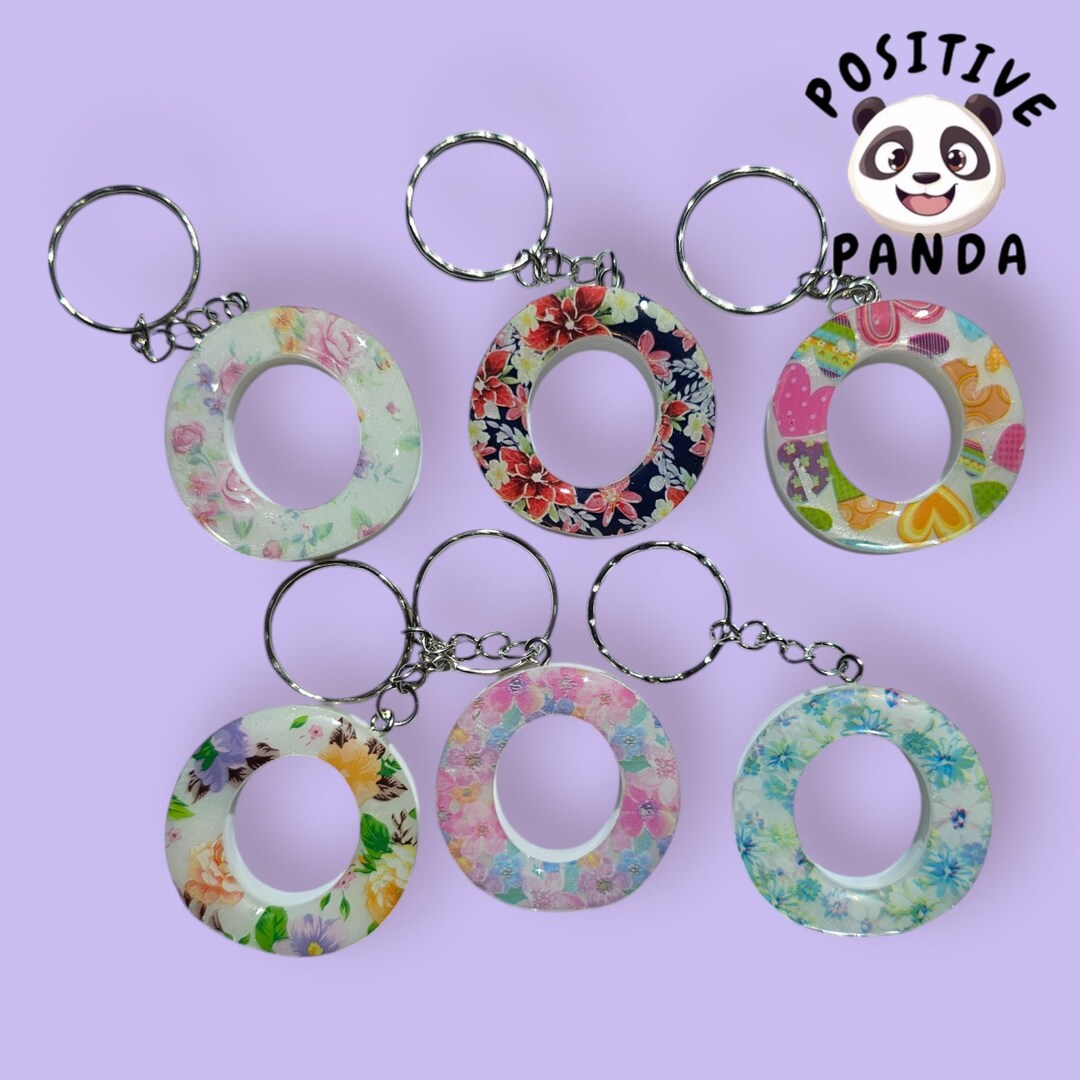 Cute Resin Letter O Keychain – Perfect for Bags or Keys - Etsy