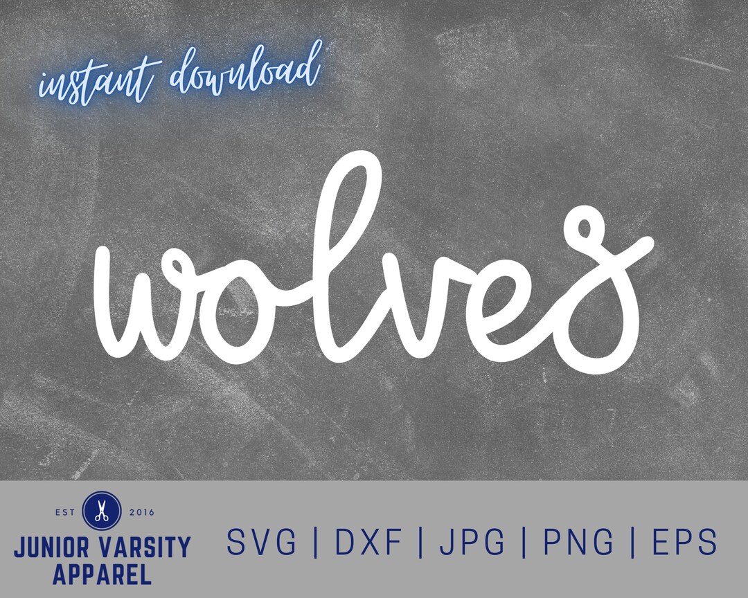 Wolves Svg, Mascot, School Spirit Svg, Team Spirit Svg, Cut File ...