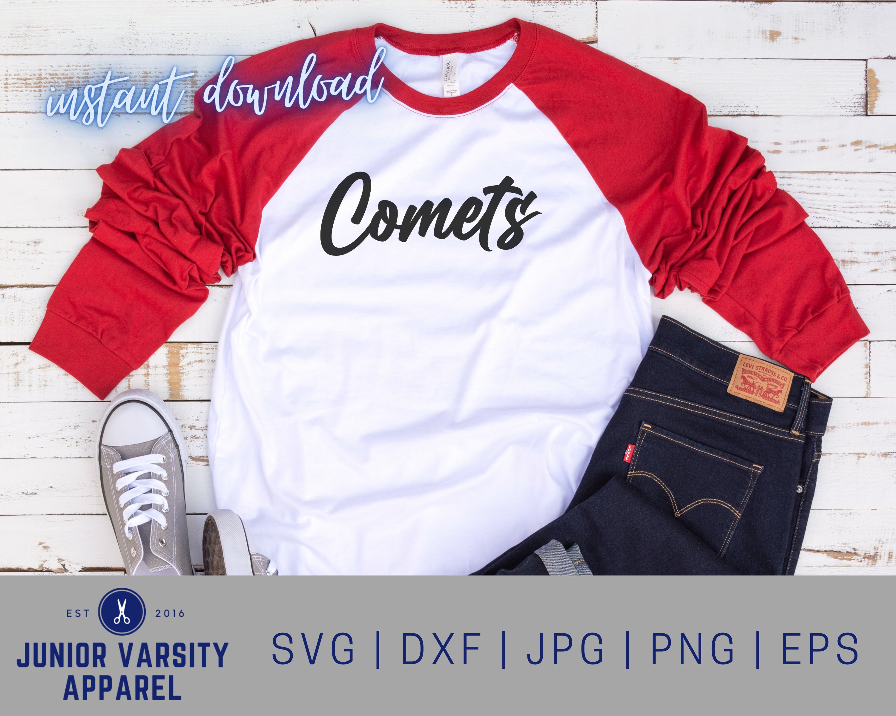 Comets SVG, Cut File, Digital File, Pdf, Eps, Dxf, Comets Mascot ...