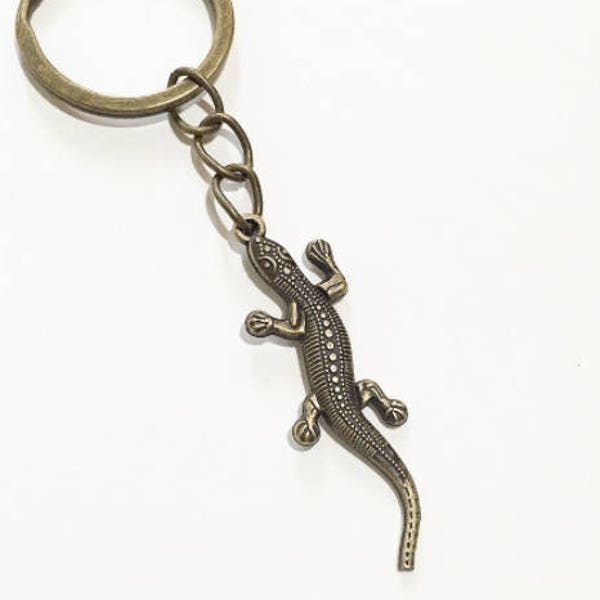 Lizard Keychain - Etsy