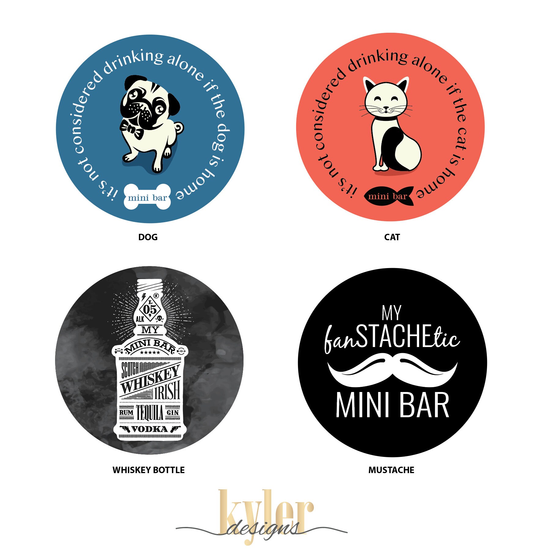 Mini Bar in a Jar With Multiple Design Options - Etsy