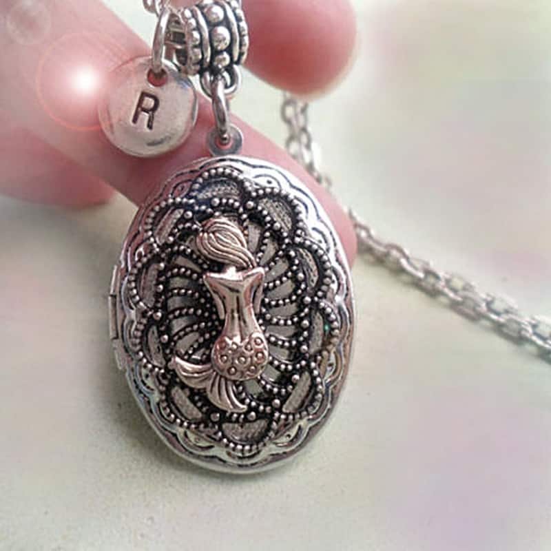Mermaid Locket - Etsy