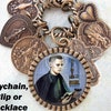 Saint Eligius Necklace, Clip or Keychain, St. Eligius, Patron Saint of ...