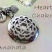 Anahata Heart Chakra Locket W-heart and Letter Charm, Lord Aadi Shakti ...