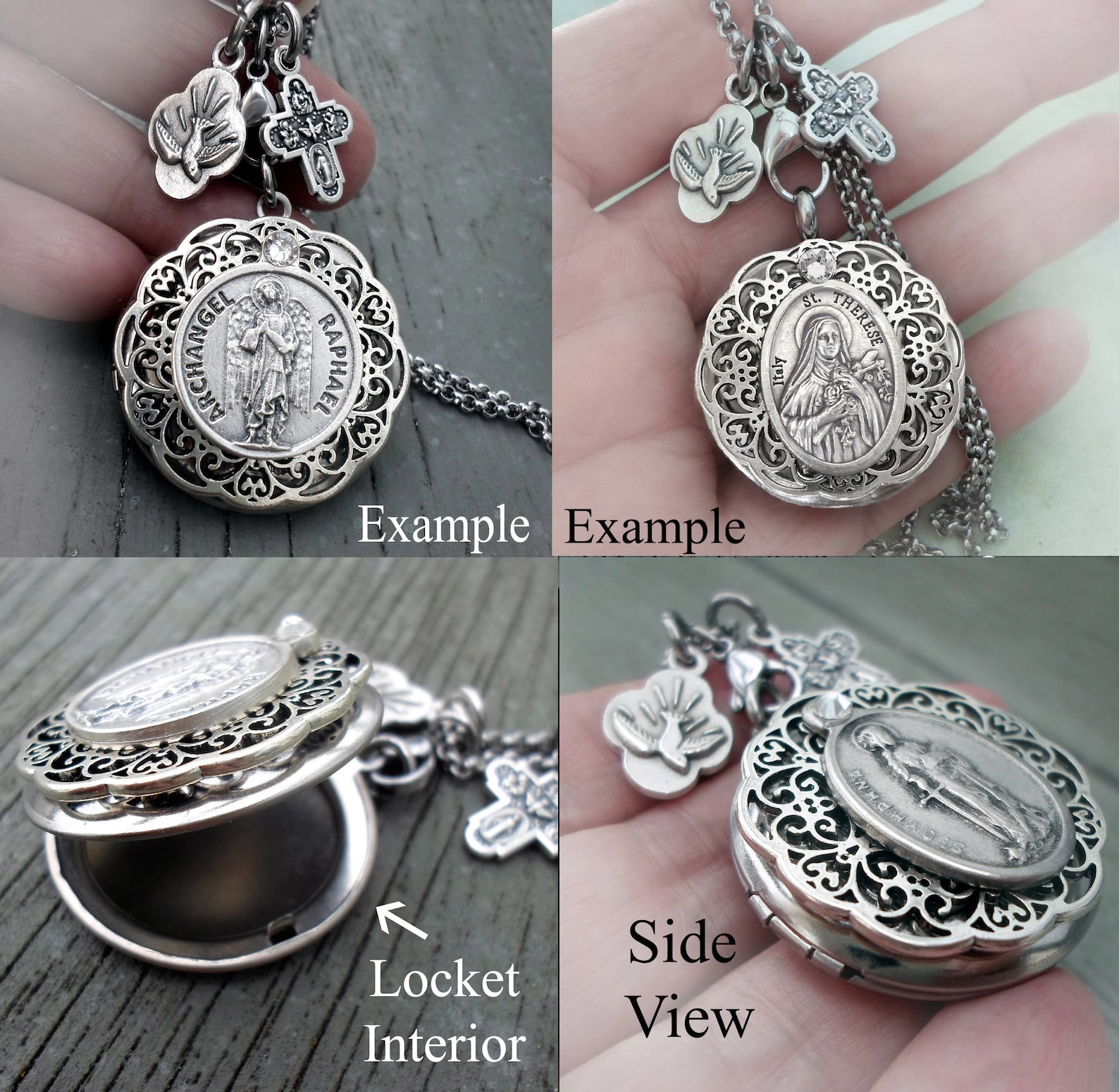 Saint Faustina Kowalska Locket, St. Faustyna, Secretary of Divine Mercy ...