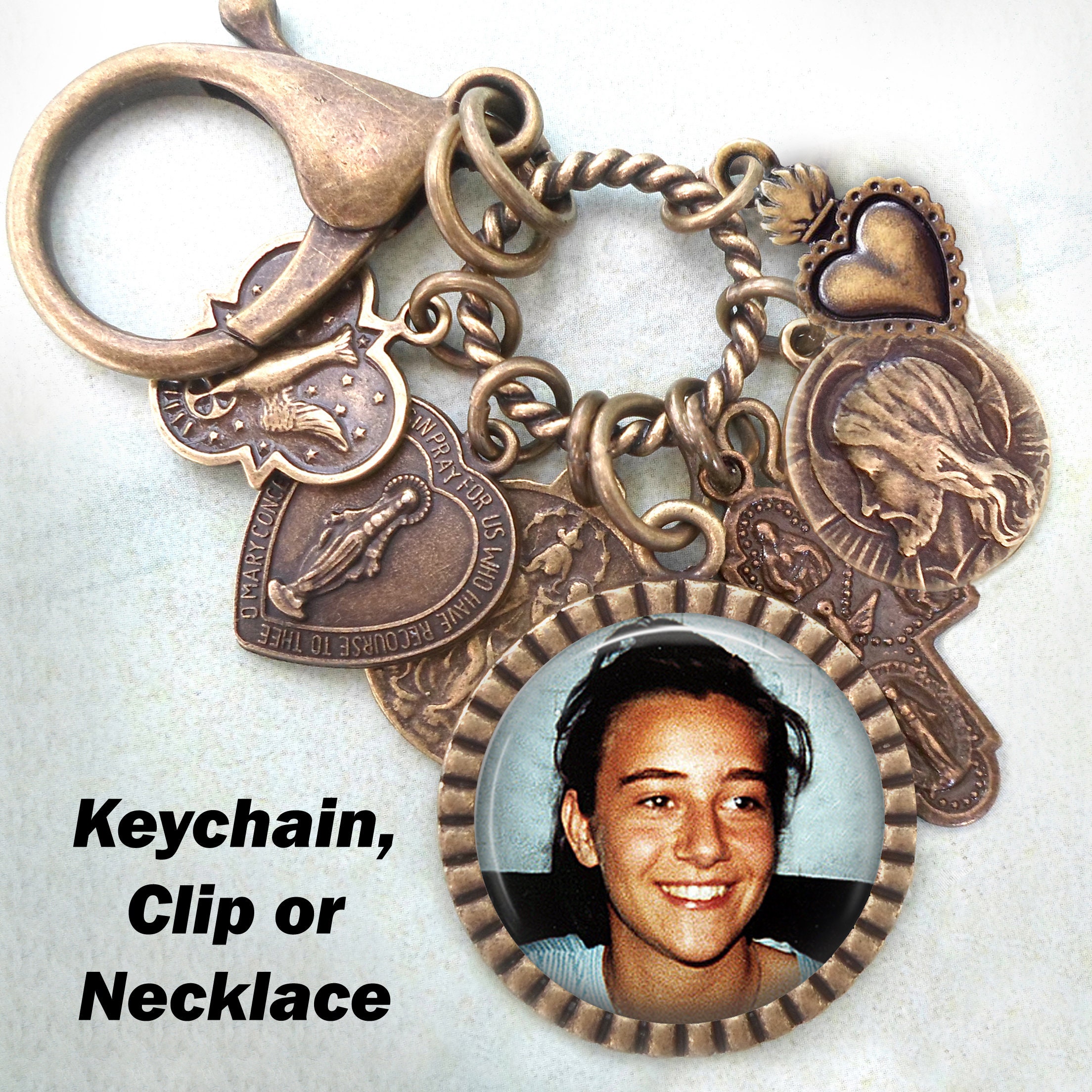 Blessed Chiara Luce Badano Clip, Keychain or Necklace, Patron Saint of ...