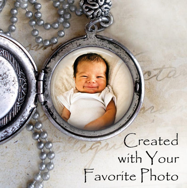 New Baby Locket Your First Breath Took Mine Away Personalized | Etsy
