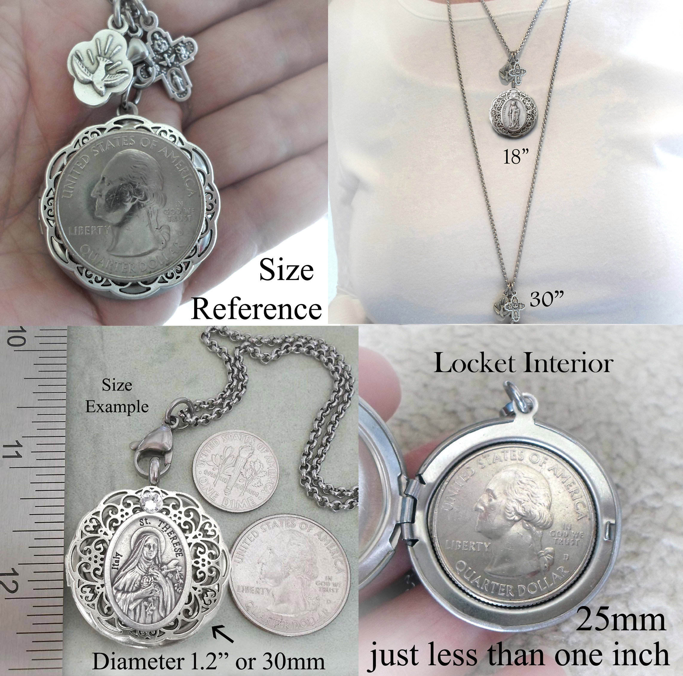 Saint Faustina Kowalska Locket St. Faustyna Secretary of - Etsy
