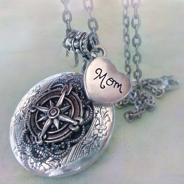 Compass Locket - Etsy