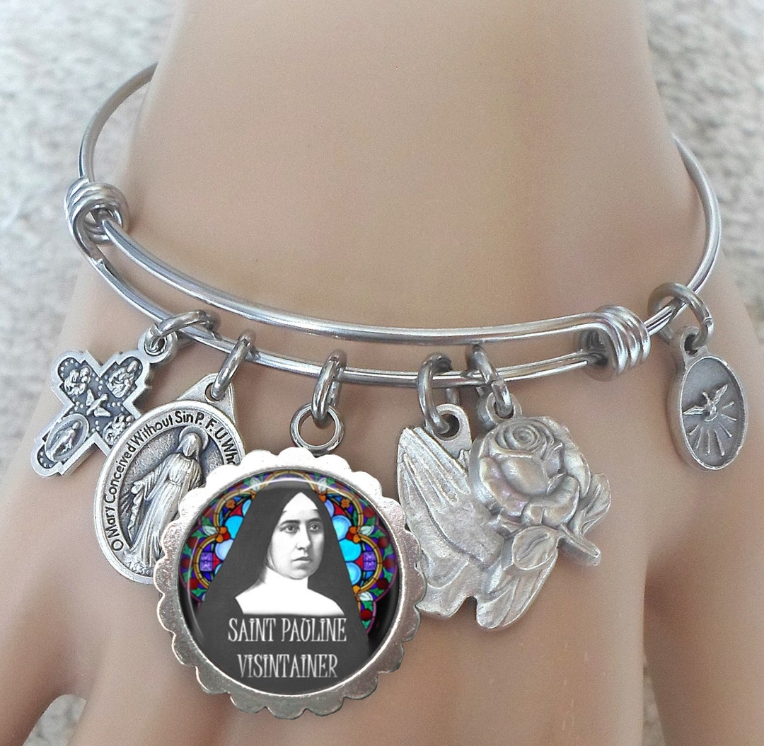 Saint Pauline Visintainer Bangle Bracelet, St. Pauline of the Agonizing ...