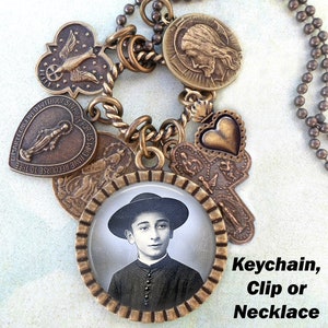 Blessed Rolando Maria Rivi Keychain, Clip or Necklace, Patron Saint ...