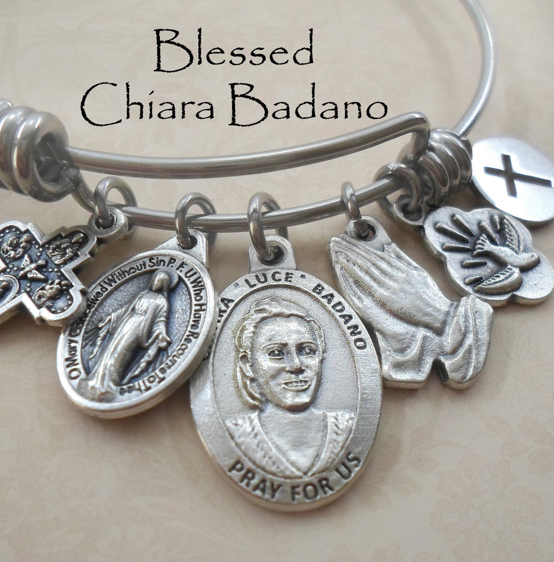 Blessed Chiara Badano Bangle Bracelet, Sanctuary of Our Lady of Divine ...