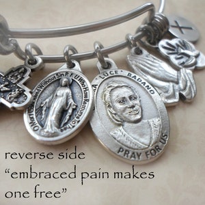 Blessed Chiara Badano Bangle Bracelet, Sanctuary of Our Lady of Divine ...