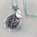 Daughter Compass Locket Personalized W-letter Charm, Daughter Locket ...