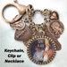 St. Blaise Keychain, Clip or Necklace, Patron Saint, Confirmation Gift ...