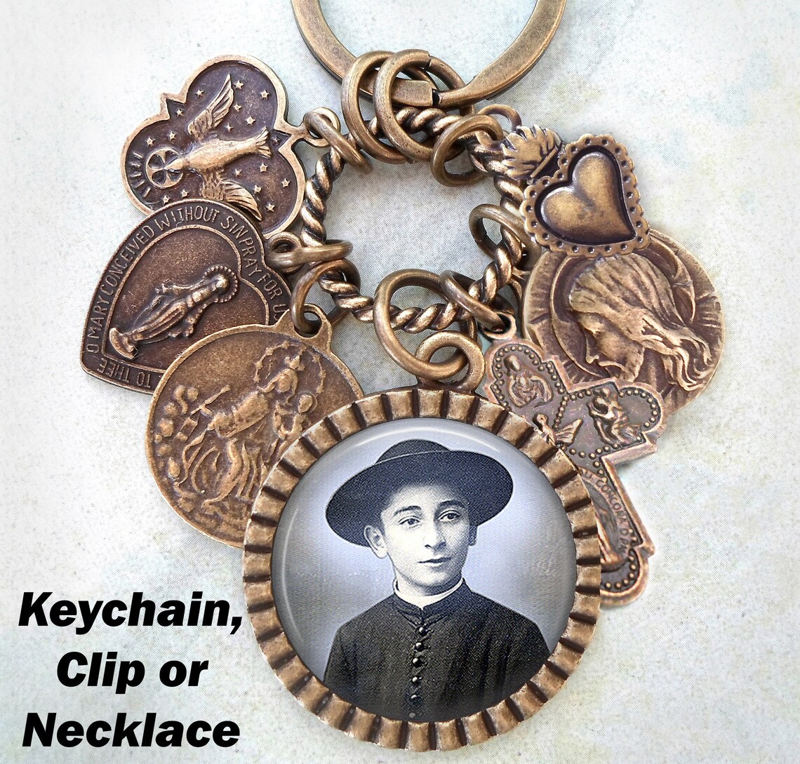 Blessed Rolando Maria Rivi Keychain, Clip or Necklace, Patron Saint ...