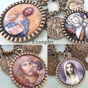 Saint Eligius Necklace, Clip or Keychain, St. Eligius, Patron Saint of ...