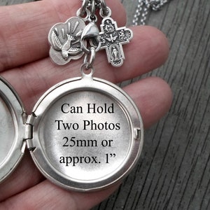 Saint Cecilia Locket, Confirmation, Catholic Gift, Patron Saint of ...
