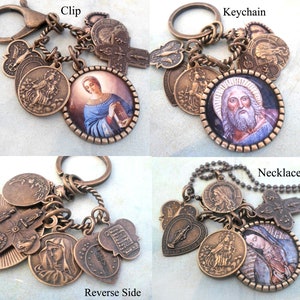 St. Olaf of Norway Keychain, Clip or Necklace, Patron Saint ...