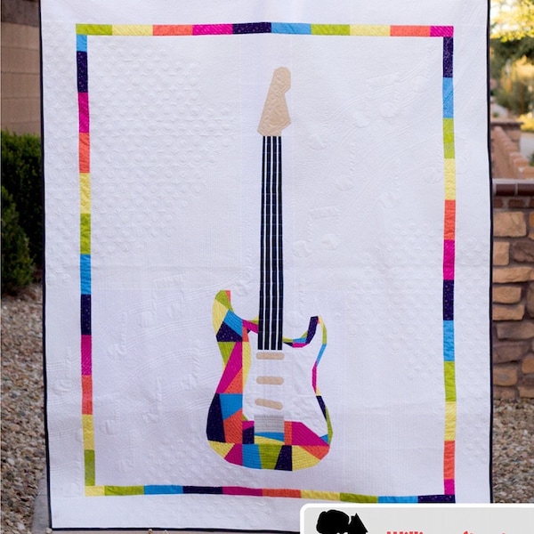 Guitar Quilt Pattern - Etsy