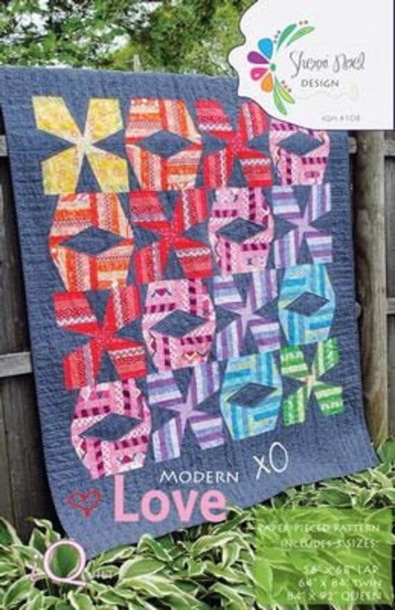Modern Love Quilt Pattern From Rebecca Mae Designs by Sherri - Etsy