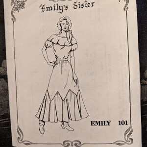 Emily's Sister Vintage Emily Skirt Pattern 101 - Etsy