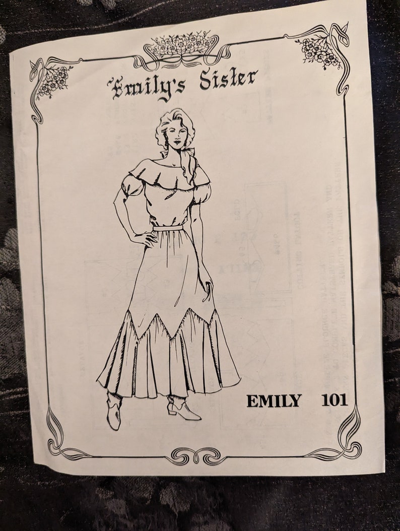 Emily's Sister Vintage Emily Skirt Pattern 101 - Etsy