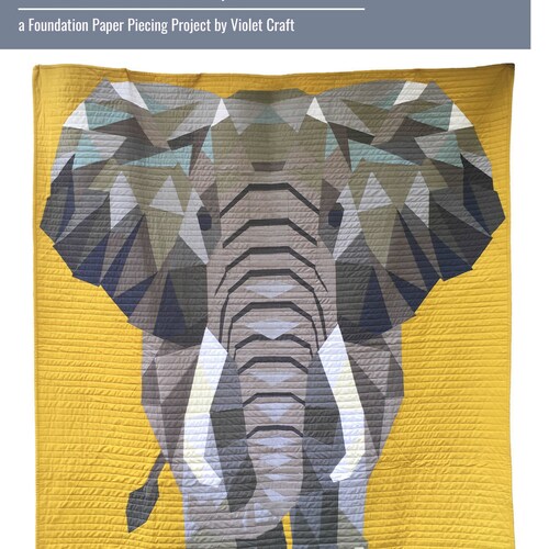 The Wolf Abstractions Quilt Pattern by Violet Craft - Etsy