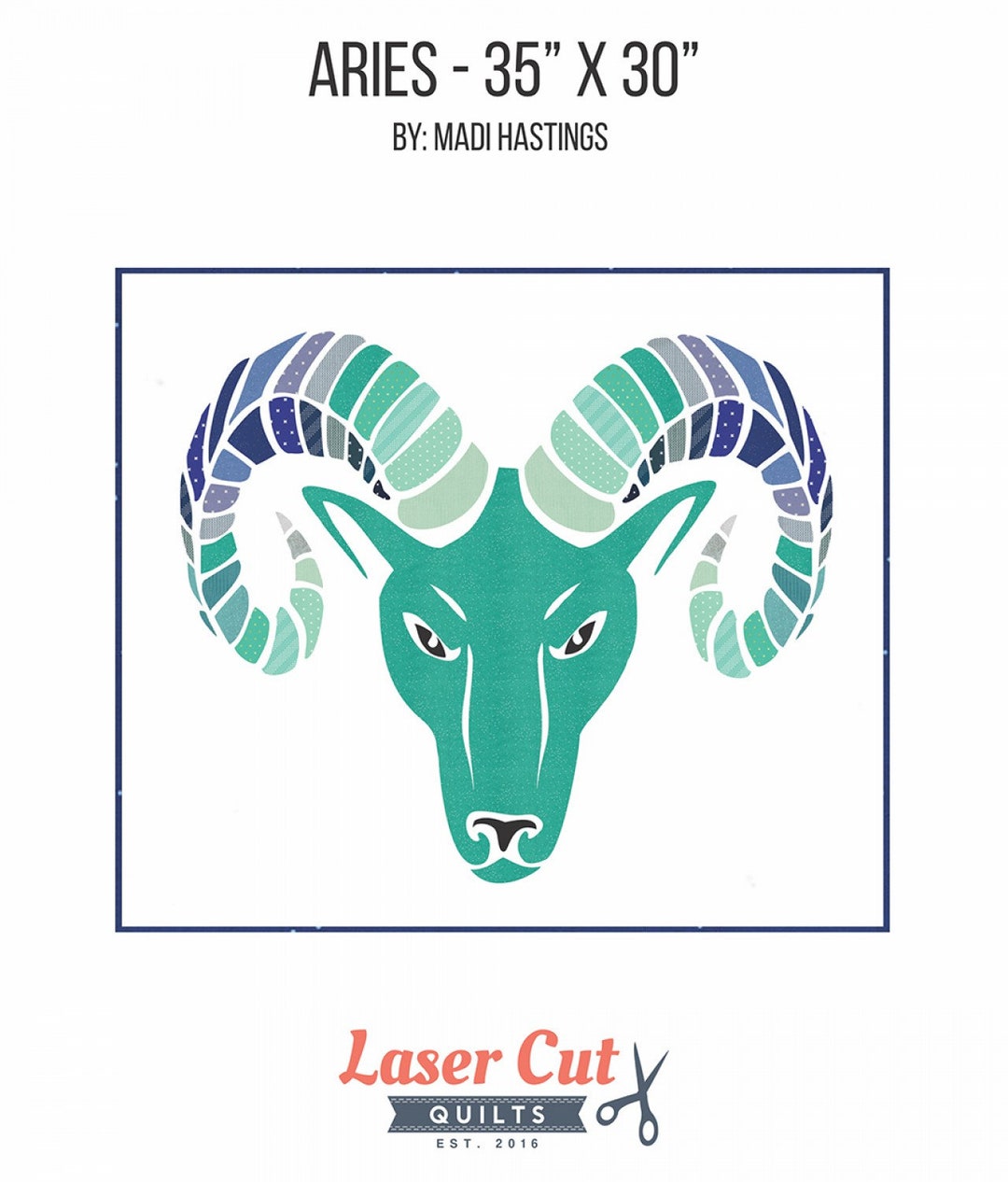 Aries Pre-fused Laser Cut Applique Kit by Madi Hastins - Etsy