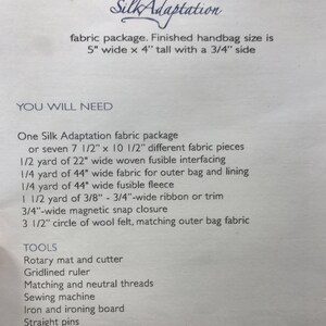 Silk Adaptation embrace Handbag Pattern by Mary Jo Hiney - Etsy